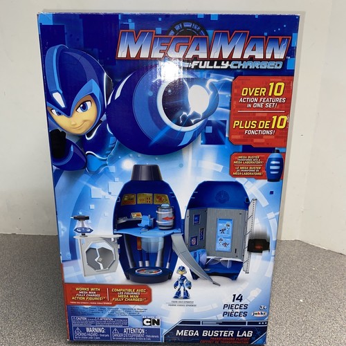 Mega Man Fully Charged Buster Lab Playset toy NEW Megaman | eBay