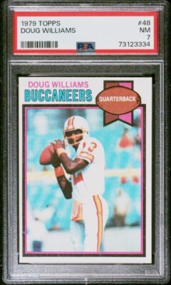 1979 Topps Doug Williams Football Rookie Card RC #48 TB Buccaneers ...