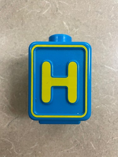 VTech Alphabet Activity Cube Replacement Double Sided 'H/U' Letter ...