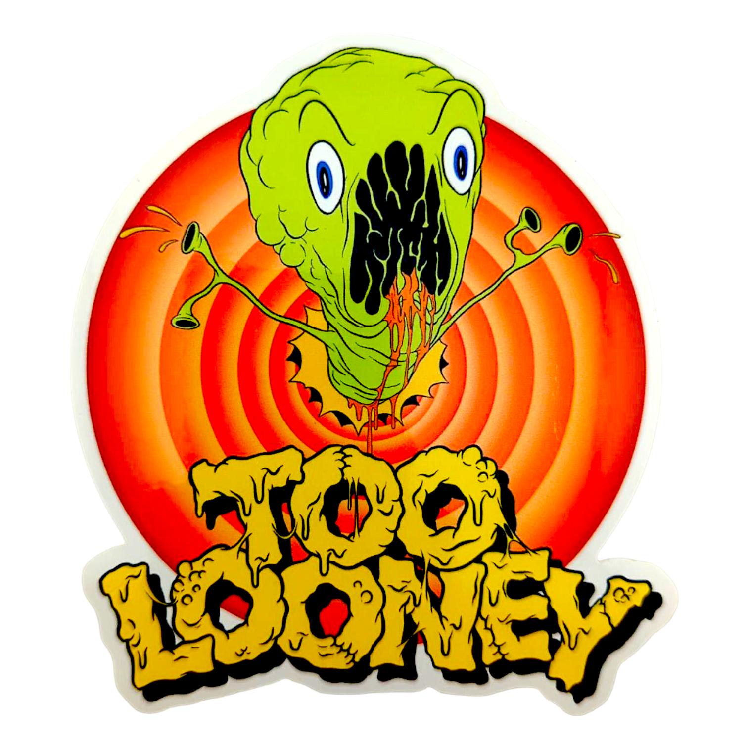 Alex Pardee Too Looney Sticker | eBay
