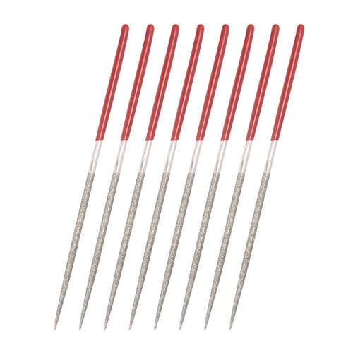 10 PCS 2mm x 100mm Round Diamond Needle File 150 Grit 672668600344| eBay