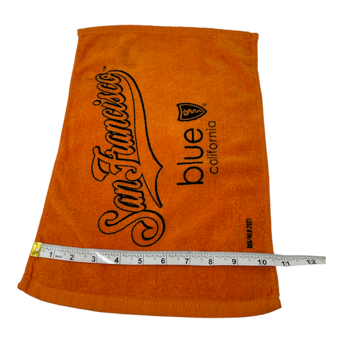Rally Towel MLB San Francisco Giants Orange Promotional Blue Cross of ...