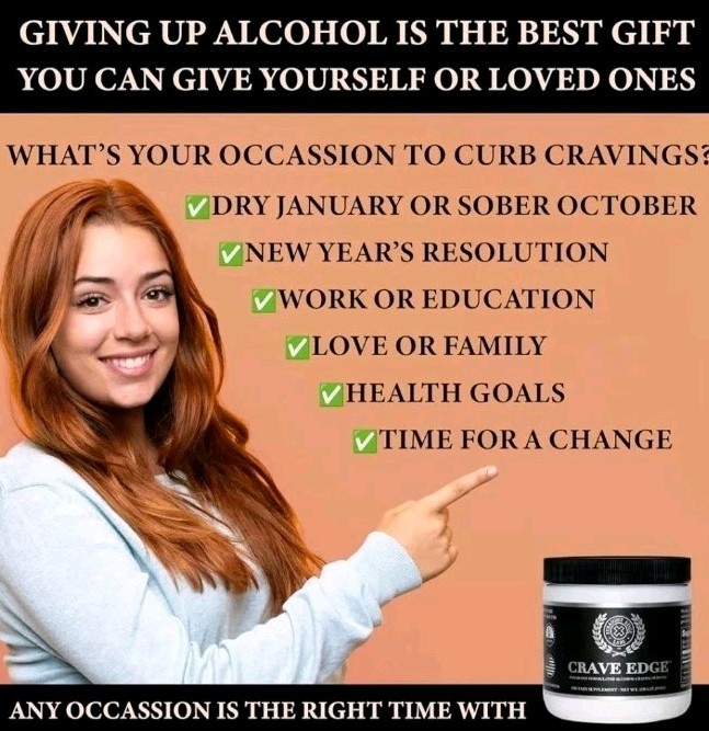 Crave Edge Alcohol Craving Support Physician Formulated Anti Alcohol ...