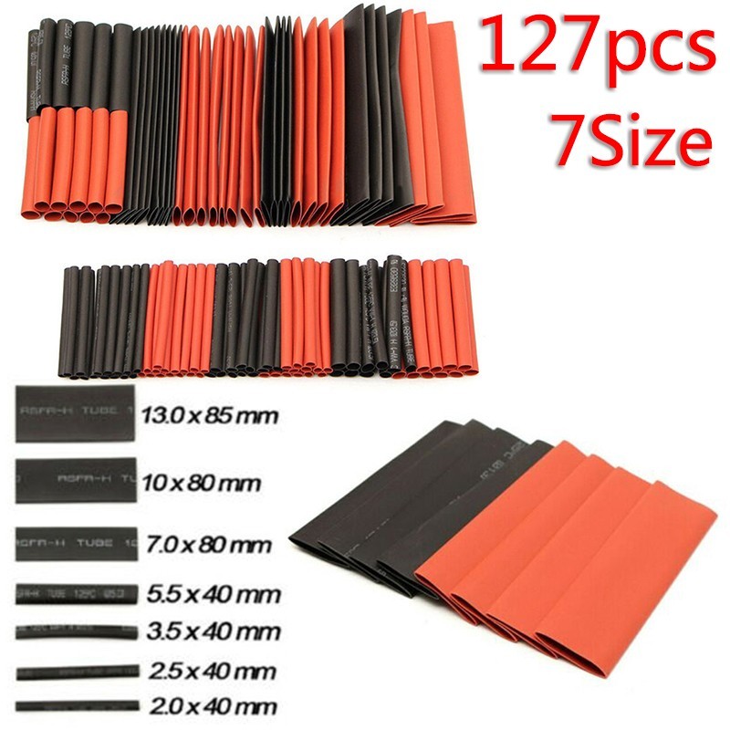 Convenient Heat Shrink Tube Sleeve 127pcs 2:1 Cord Electrical ...
