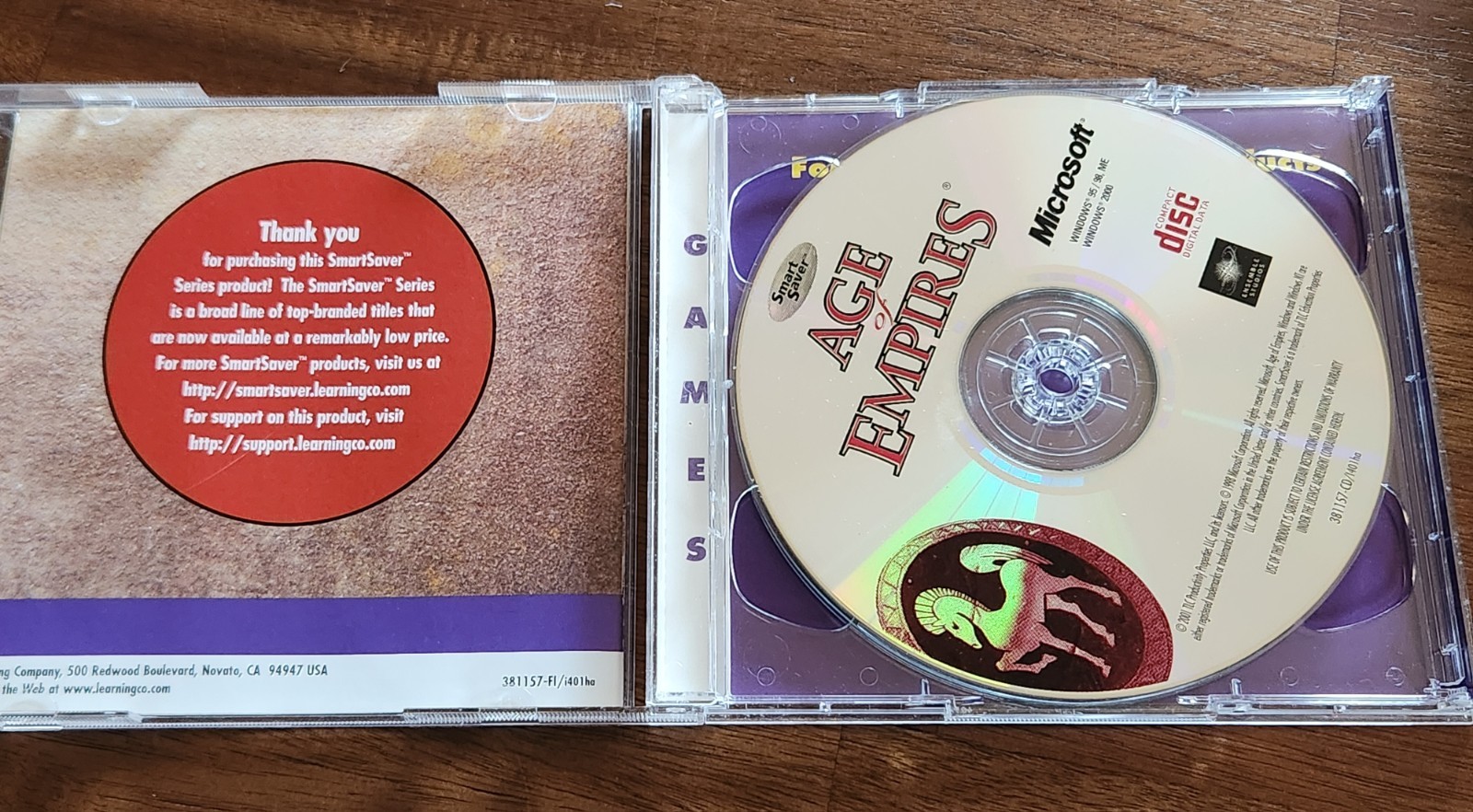 Age of Empires PC CD-ROM Game Windows Smart Saver Edition 2001 | eBay