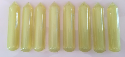 58 Pieces 4" Antique Art Glass Prisms Steuben Glass or Tiffany Studios ...