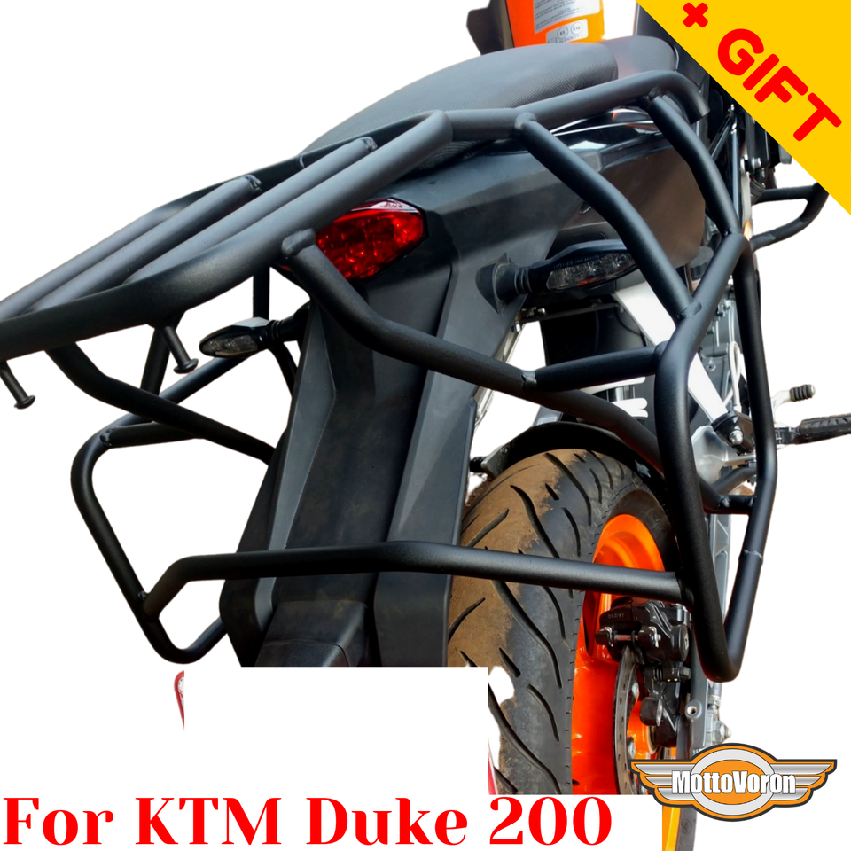For KTM Duke 200 Luggage rack system KTM 200 Duke Side carriers for ...