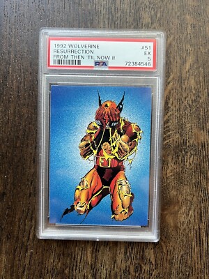 1992 Wolverine From Then Til Now #51 Resurrection PSA 5 EX Marvel ...