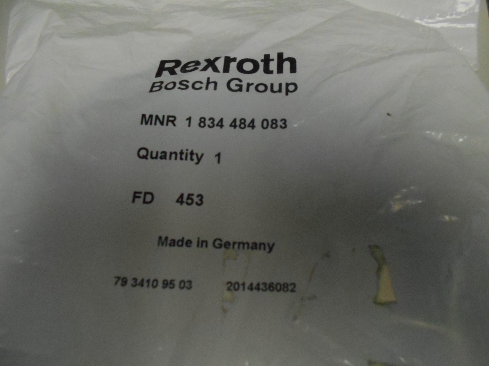 REXROTH/BOSCH MNR-1-834-484 083 | eBay
