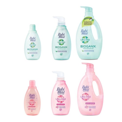 Babi mild ultra mild head & body baby bath wash Bioganik and white ...