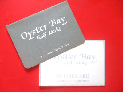 vtg - 2 Golf Scorecard Lot - OYSTER BAY GOLF LINKS - Sunset Beach SC | eBay