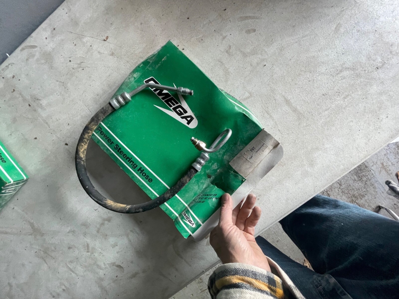 omega power steering hose 707 keller Edelman cross 71247 | eBay