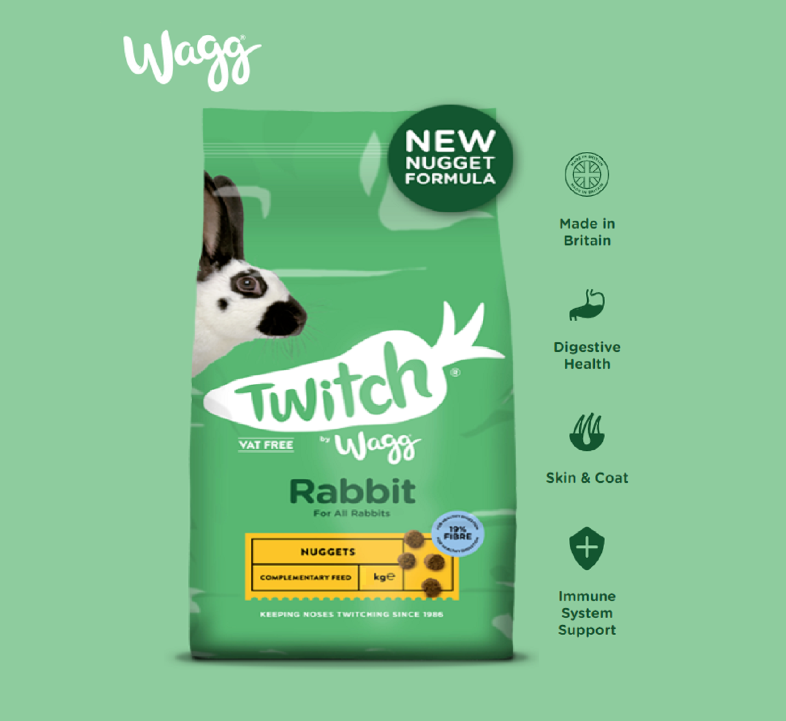 Wagg Bunny Brunch Rabbit Food 4kg for sale online | eBay