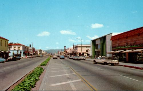 1960s Santa Maria California CA Broadway Postcard | eBay