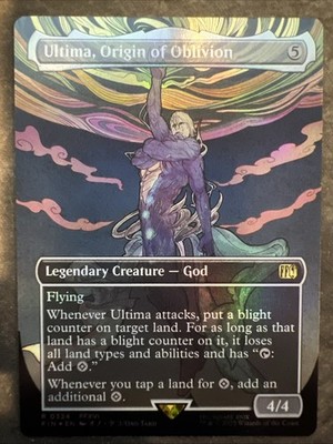 Ultima Origin of Oblivion Borderless Foil Final Fantasy Magic the ...