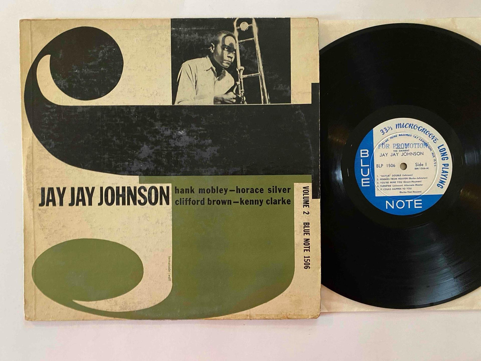 JAY JAY JOHNSON LP The Eminent Blue Note 1506 167 Lexington Ave RVG ...