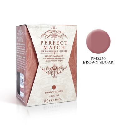 LeChat Perfect Match UV Gel + Nail Polish - PMS236 Brown Sugar 0.5 fl ...