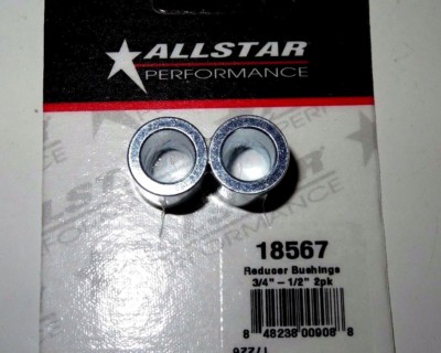 Allstar Heim Joint Rod End Reducer Bushing 3/4" OD to 1/2" ID Steel 2 ...