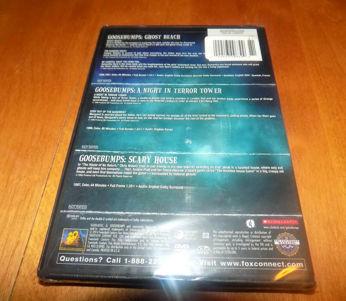 Goosebumps Ghost Beach Dvd