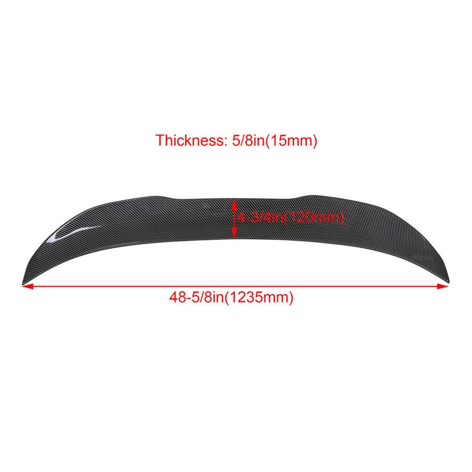 Carbon Style For 15-18 BMW F80 M3 & 12-18 F30 PSM Duckbill Trunk ...