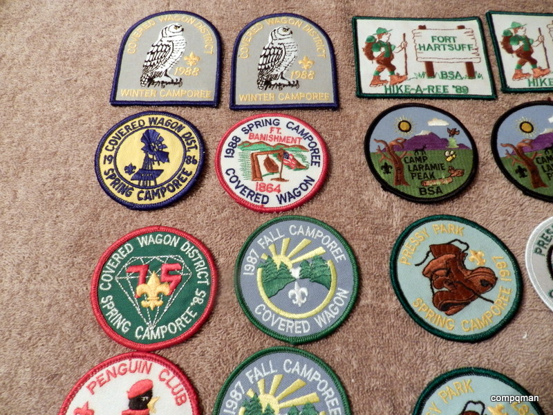 BSA Nebraska Wyoming Camp Camporee Patches Covered Wagon Pressy Park & More | eBay