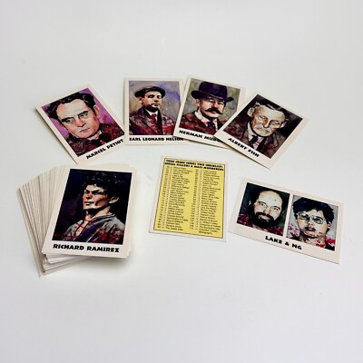 True Crime Series 2 Info Cards – Serial Killers & Mass Murderers ...