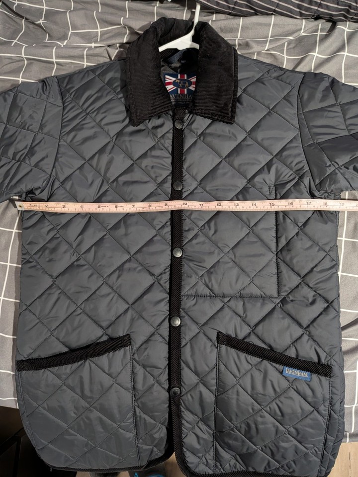 Lavenham Men's Raydon Quilted Jacket - Lamp Black - XS - Tailored! | eBay