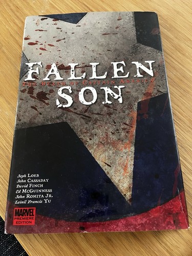 Marvel Comics Fallen Son: The Death of Captain America Hardcover Jeph ...