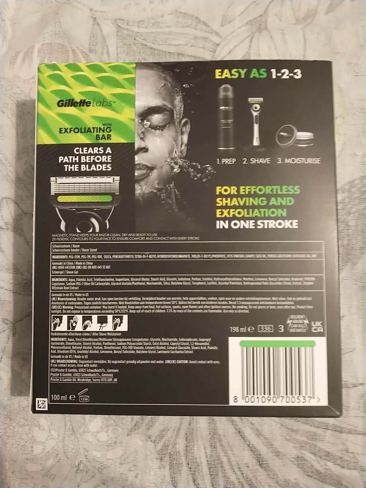 Gillette Labs Complete Regime Gift Set men razer Shaving gel | eBay