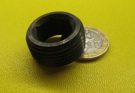 Black Oxide Hollow Jam Set Screws, 1"-14 x 1/2" Height, 5 Pieces | eBay