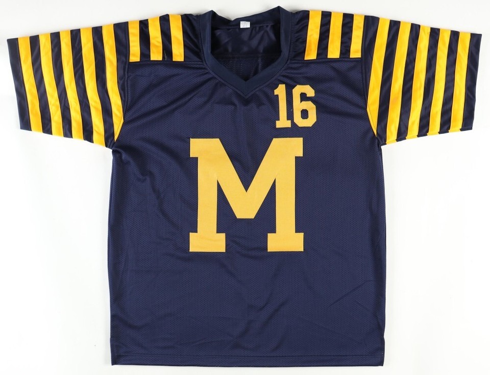 Denard Robinson Signed Michigan Wolverines Throwback Jersey (Beckett ...