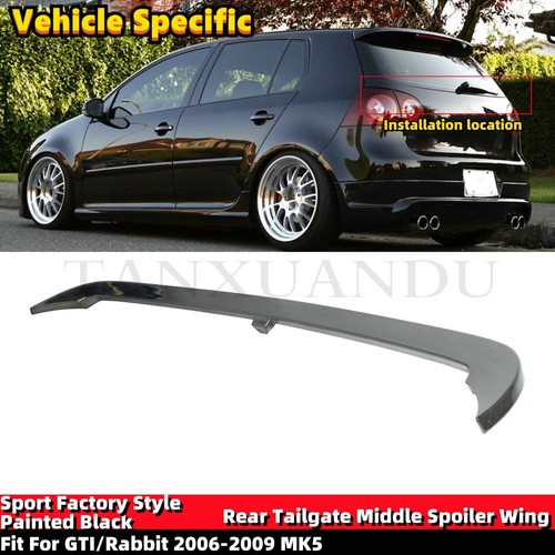 Fit For VW Rabbit GTI 06-2009 MK5 Rear Tailgate Middle Spoiler Wing ...