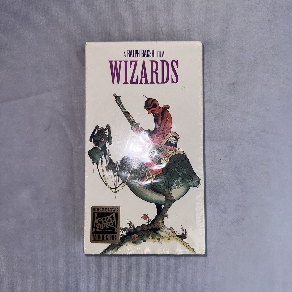 Wizards VHS 1977 Ralph Bakshi Adult Animation Playhouse Rare Cult ...