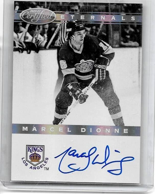 MARCEL DIONNE 2011-12 CERTIFIED ETERNALS CERTIFIED AUTOGRAPH#/100 | eBay