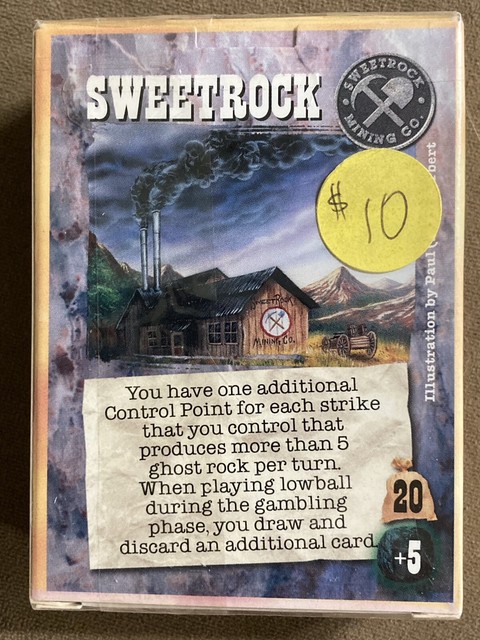 Deadlands Doomtown TCG CCG Trading Card Game Starter Deck Sweetrock for ...