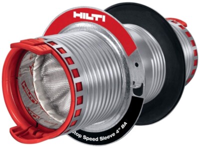 Hilti 2097882, 2", 1.7" ID x 2.3" OD x 12.4" L, Firestop Speed Sleeve ...