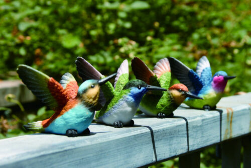 Mini Resin Hummingbird Figurines Set of 4 | eBay