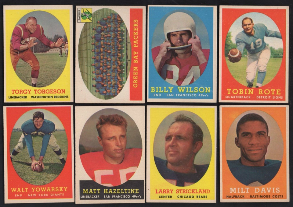 1958 Topps Football Complete Set NRMT 6 Keys SGC Graded Jim Brown RC | eBay
