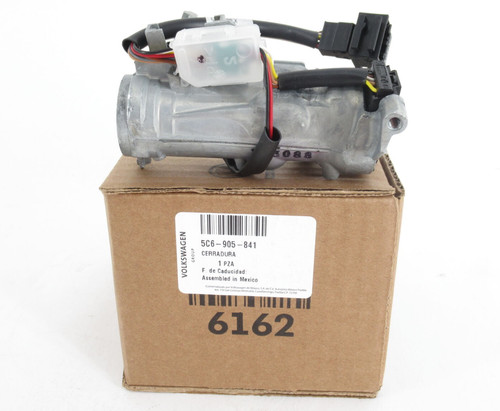 NEW VOLKSWAGEN JETTA A6 STEERING IGNITION LOCK 5C6905841 OEM NO DUTY TO ...