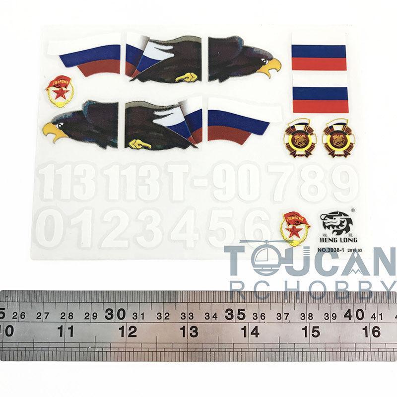 HengLong 1/16 Russian T90 RC Tank Model 3938 Decal Sticker Accessory ...