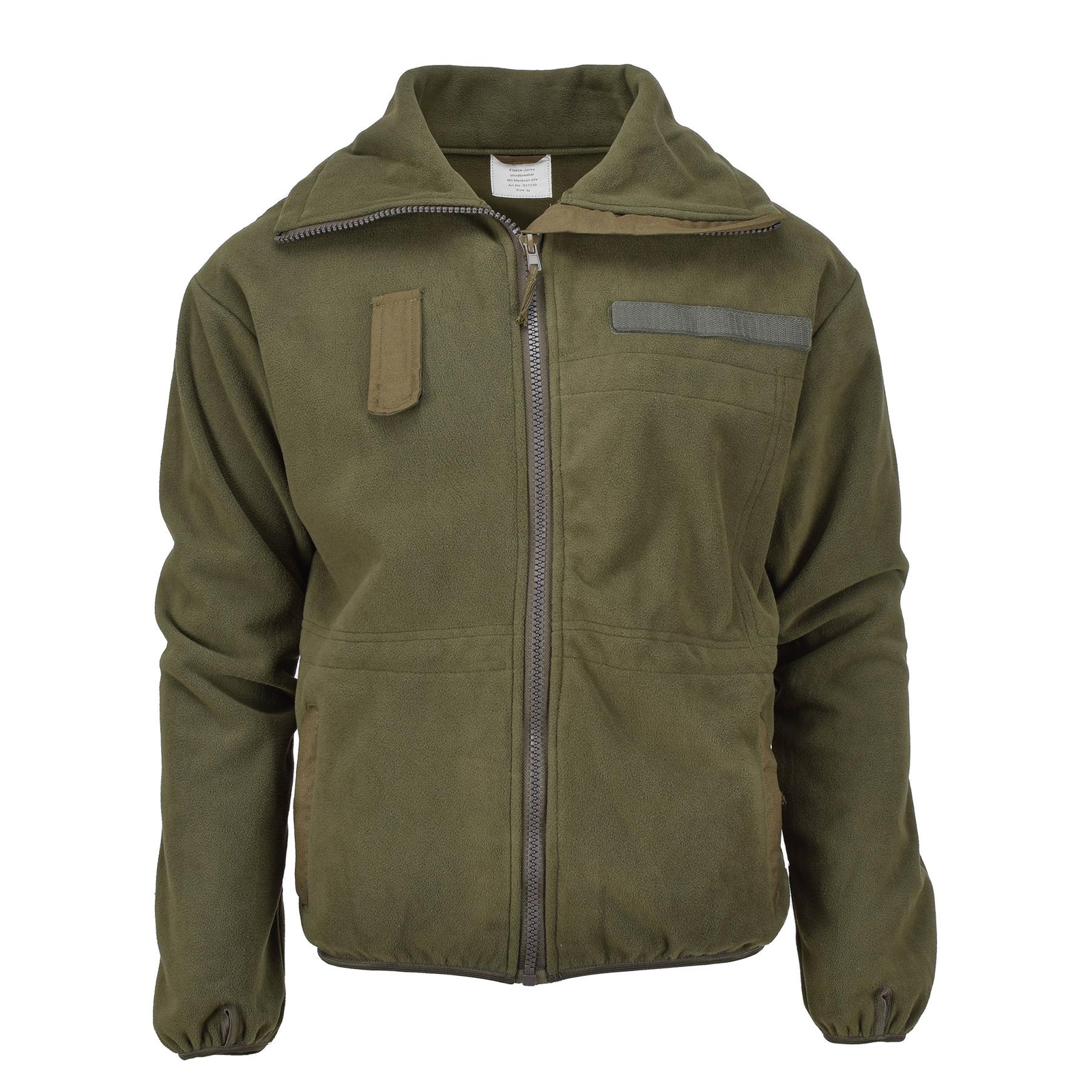 Blochl Brand Austrian Military style fleece jacket high neck full zip ...