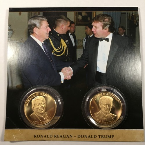 Donald Trump and Ronald Reagan Commemorative Coin Set, Coins of America ...