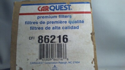 Carquest 86216 Fuel Filter Replaces: 33216 24556 K50005 LK77M FF955 ...