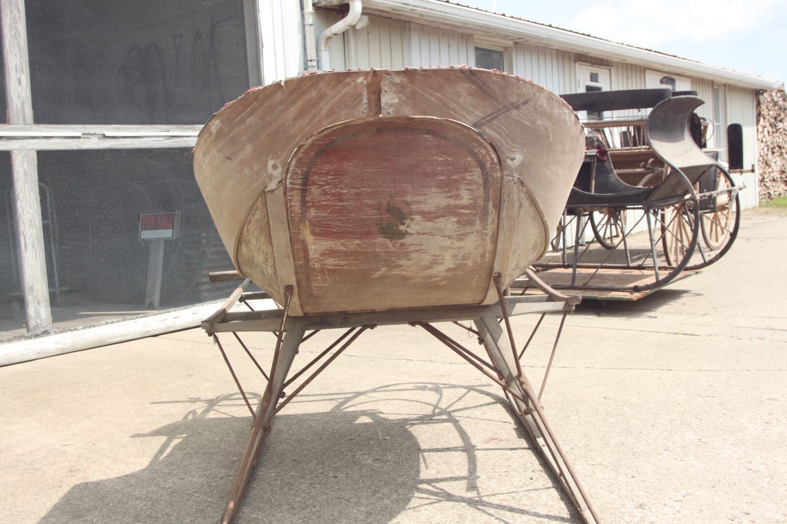 Horse Drawn Albany Cutter Sleigh Antique Carriage Wagon Buggy Cart | eBay