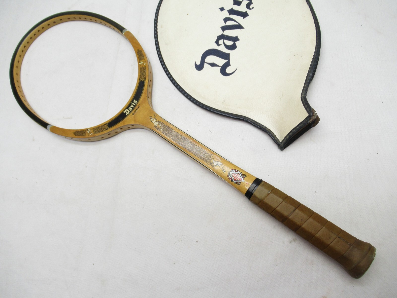 *NOS* VINTAGE TAD DAVIS / VICTOR "DUKE" TENNIS RACQUET. ANTIQUE ...