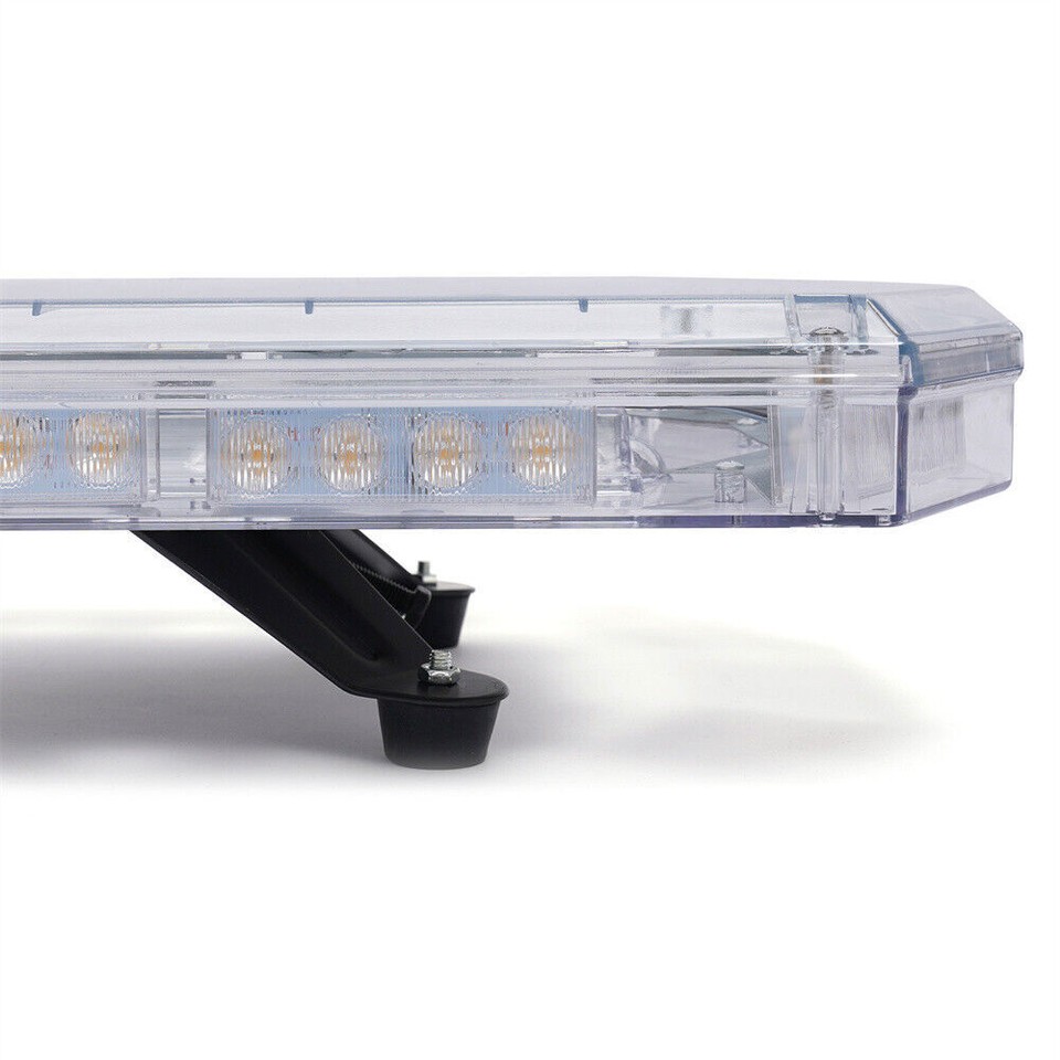 48 Inch Strobe Light Bar Emergency Warn Beacon Tow Truck Response-Amber ...