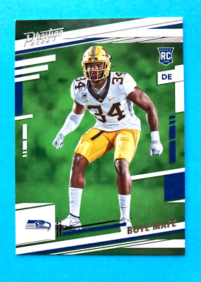 Boye Mafe 2022 Panini Prestige RC Rookie card #387 Seattle Seahawks | eBay