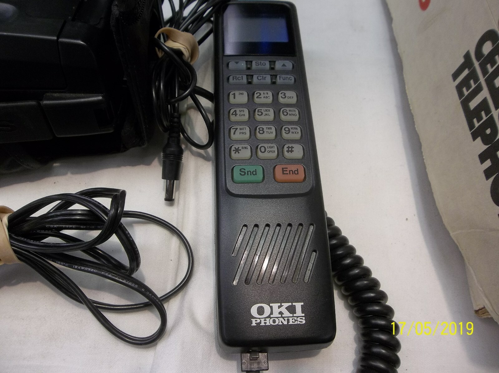 Vintage OKI telecom 3 Watt Transceiver 891 Series Car CellPhone Analog ...