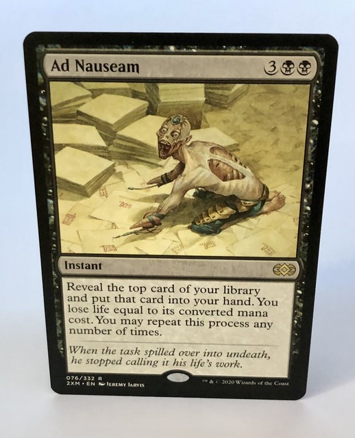MTG Ad Nauseam Double Masters 076/332 Regular Rare for sale online | eBay