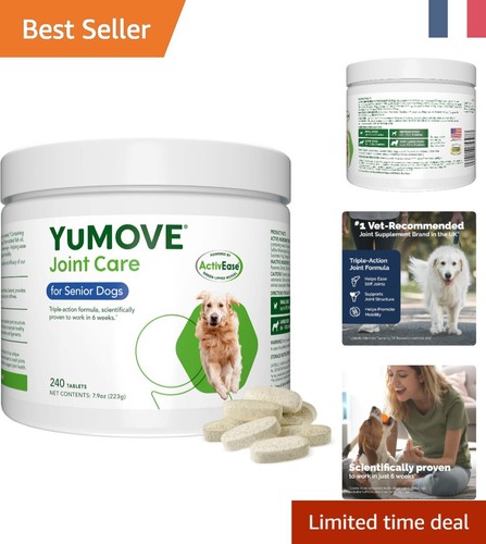 YuMOVE Chien Senior - 240 Comprimés avec ActivEase pour Articulations ...